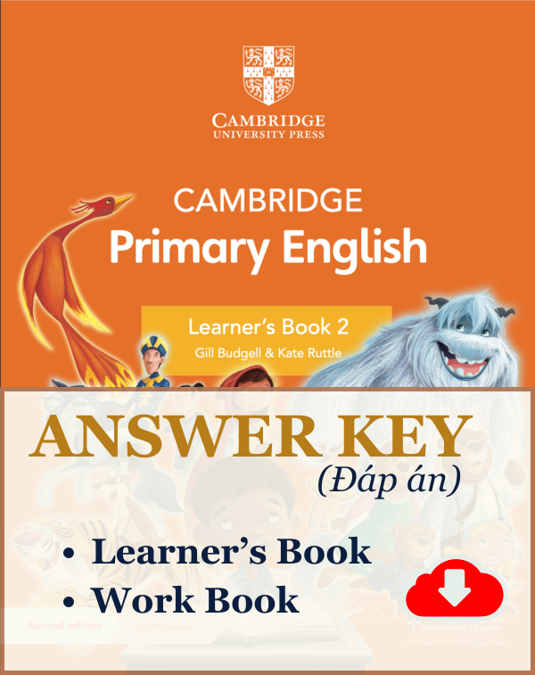 Đáp Án Sách Cambridge Primary English 2 (Answer Key) - Ebook Quốc tế